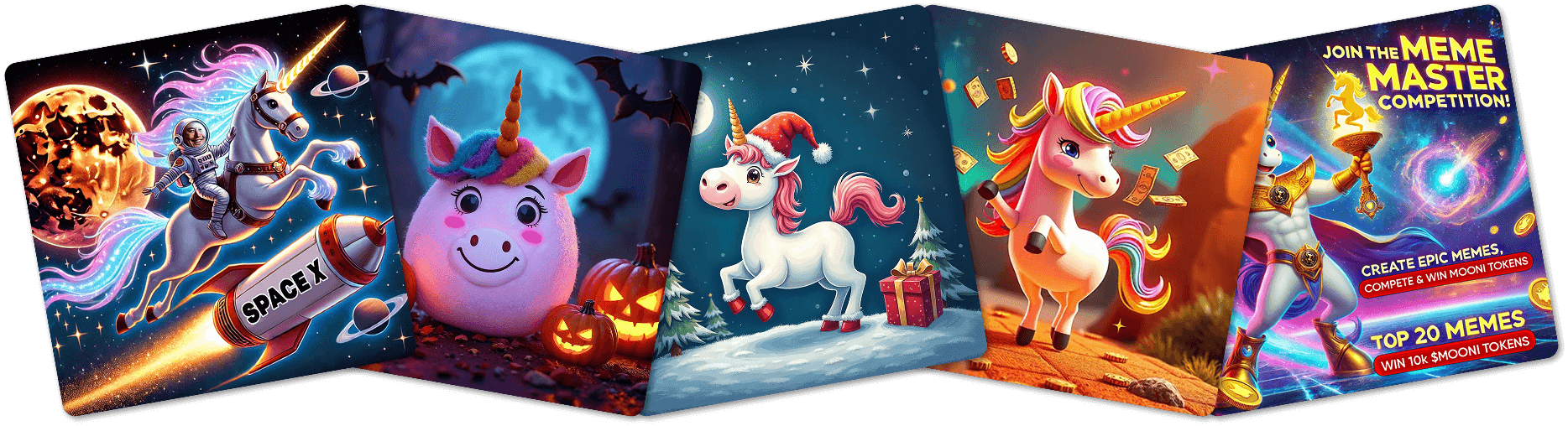 Ride the Moonicorn to the Moonland